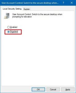 Steps to Disable Full-Screen Windows 10 User Account Control (UAC ...