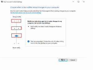 Steps to Disable Full-Screen Windows 10 User Account Control (UAC ...