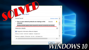 FIXED: "Windows sockets registry entries required for network ...