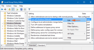How To Turn On Or Off Windows Defender In Windows 10