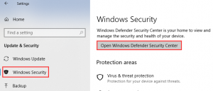 How To Turn On Or Off Windows Defender In Windows 10