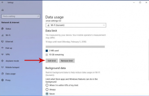 [Complete Guide]How to Set and Reset Data Usage Limit on Windows 10?