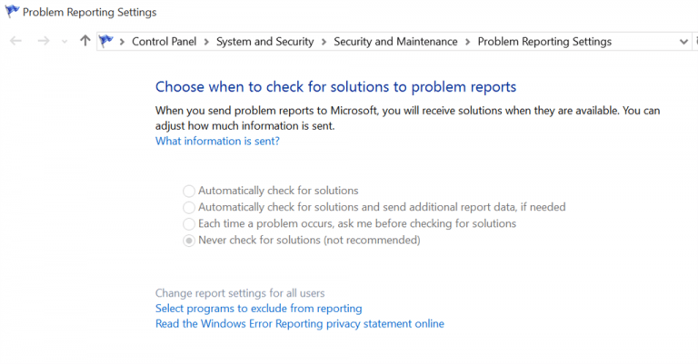 How to Enable or Disable Windows Error Reporting in Windows 10?