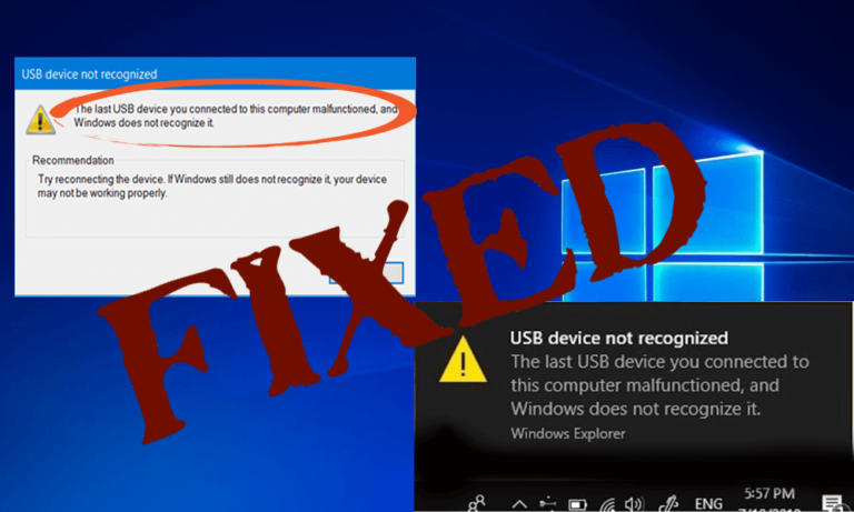 Top 6 Methods to Fix USB\DEVICE_DESCRIPTOR_FAILURE Error in Windows 10