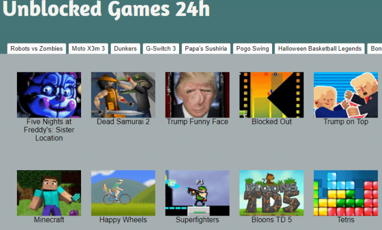 Top 12 Game Websites Not Blocked by School in 2023