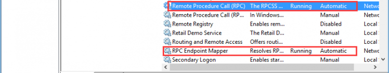 [FIXED] The RPC Server Is Unavailable 0x800706ba