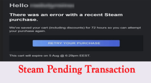 Steam Pending Transaction? Here's 6 Fixes