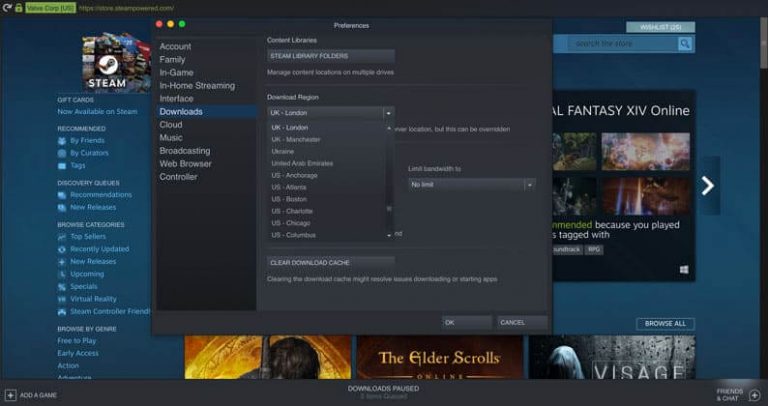 [SOLVED] Fix Steam Download Stopping Problem?