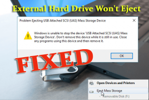 FIXED "Can’t Eject External Hard Drive" on Windows 10 [5 Safe Ways]
