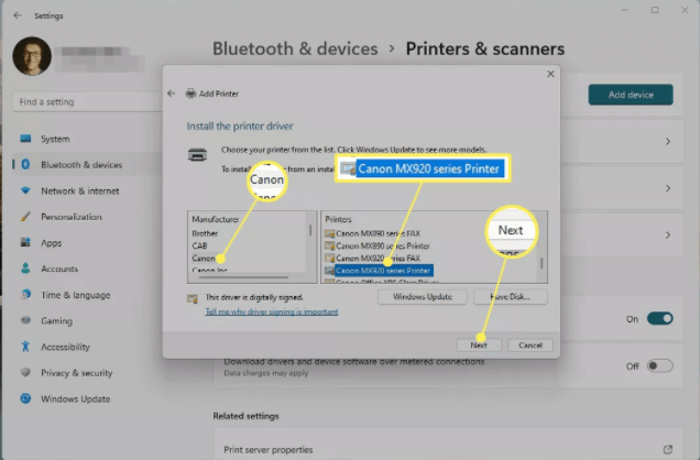 How to Add Wired/Wireless Printers in Windows 11?