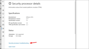 FIXED: Your Computer's Trusted Platform Module Has Malfunctioned
